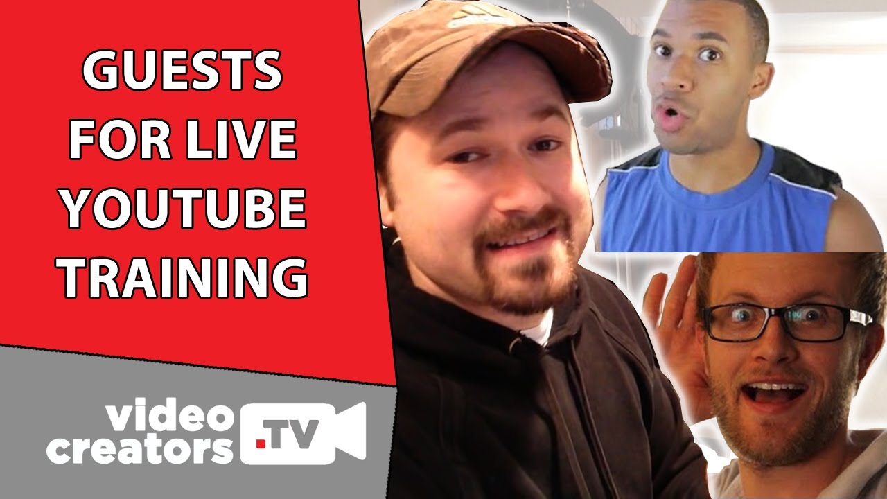 Our Guests for LIVE YouTube Training this Tuesday!
