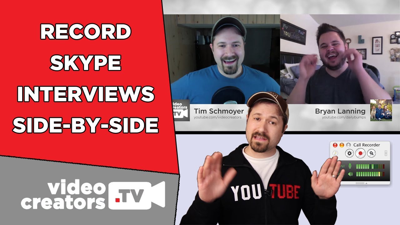 How To Record a Skype Video Interview Side by Side